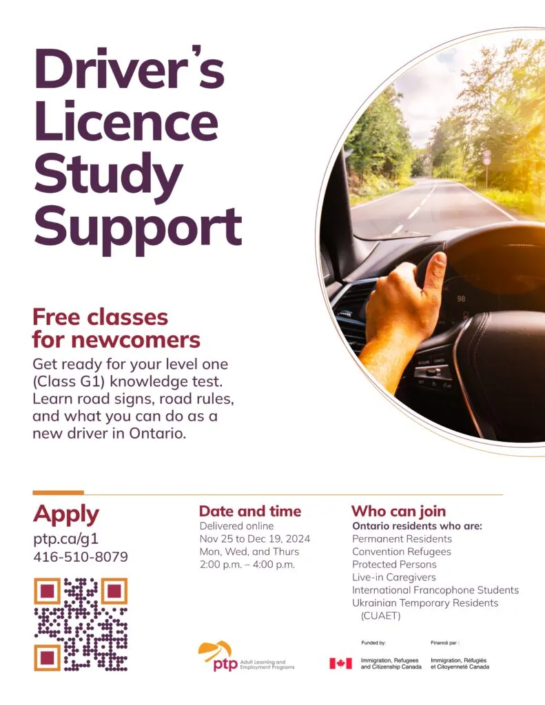 Driver’s Licence Study Support – CCS Job Connect